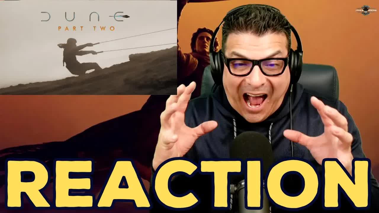Dune part two - official trailer reaction! | Warner Bros | Zendaya