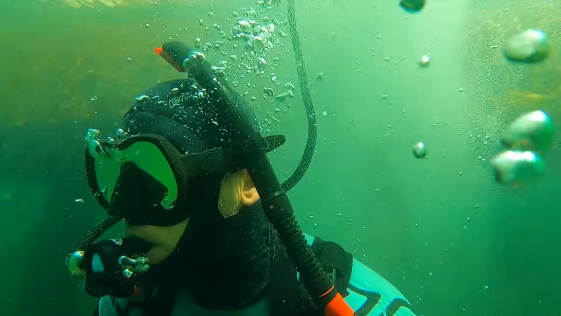 What happens when a simple dive turns into a fight for air