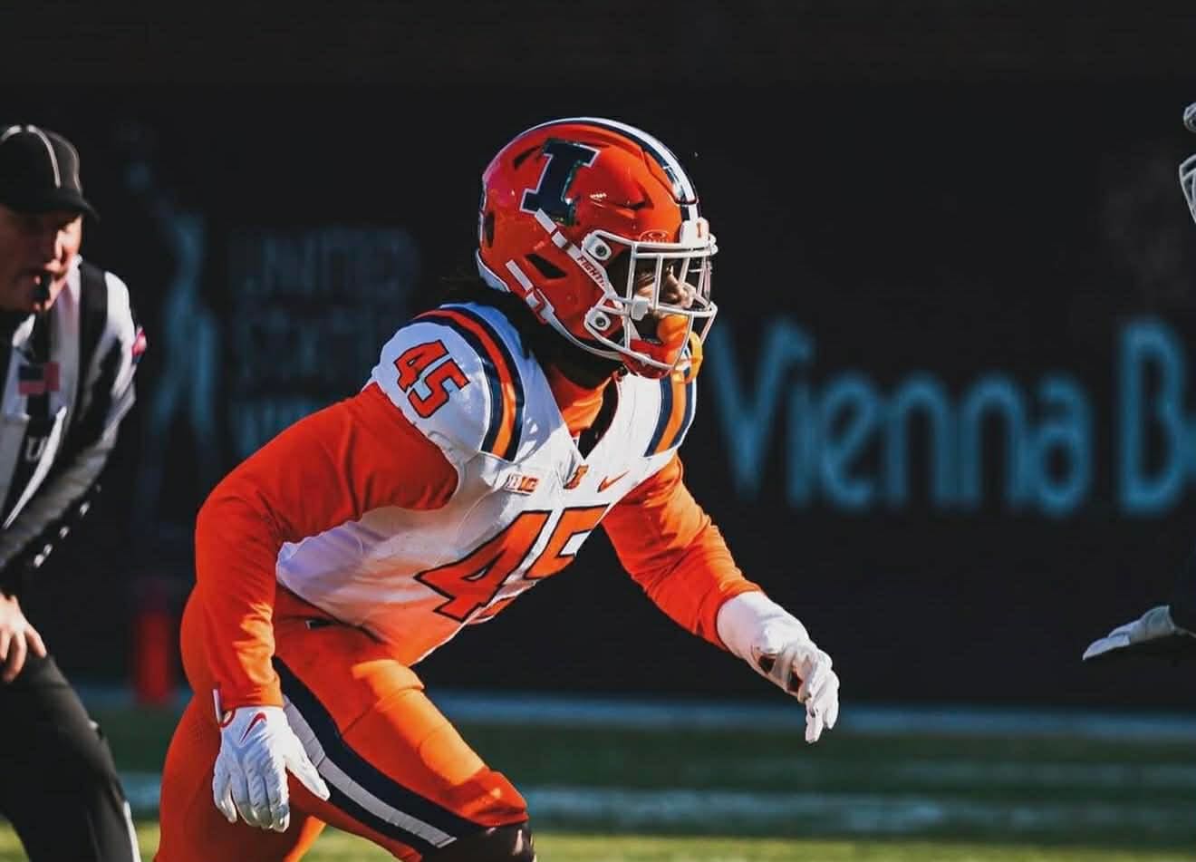 Illinois LB Malachi Hood commits to West Virginia