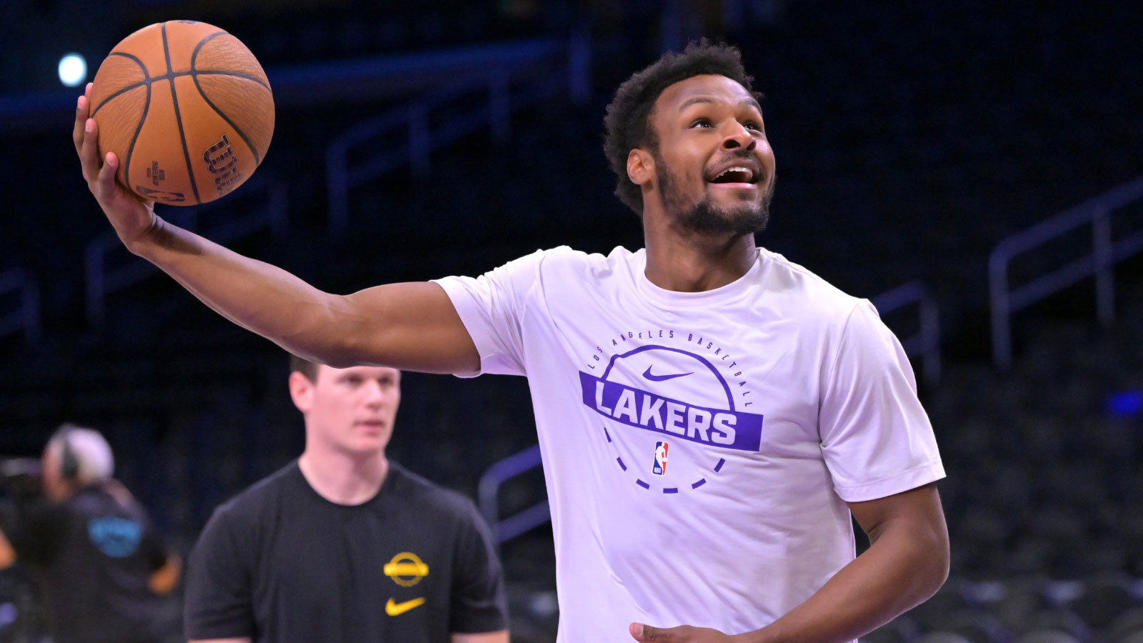 Lakers’ Bronny James called out by NBA on NBC crew to join dunk contest