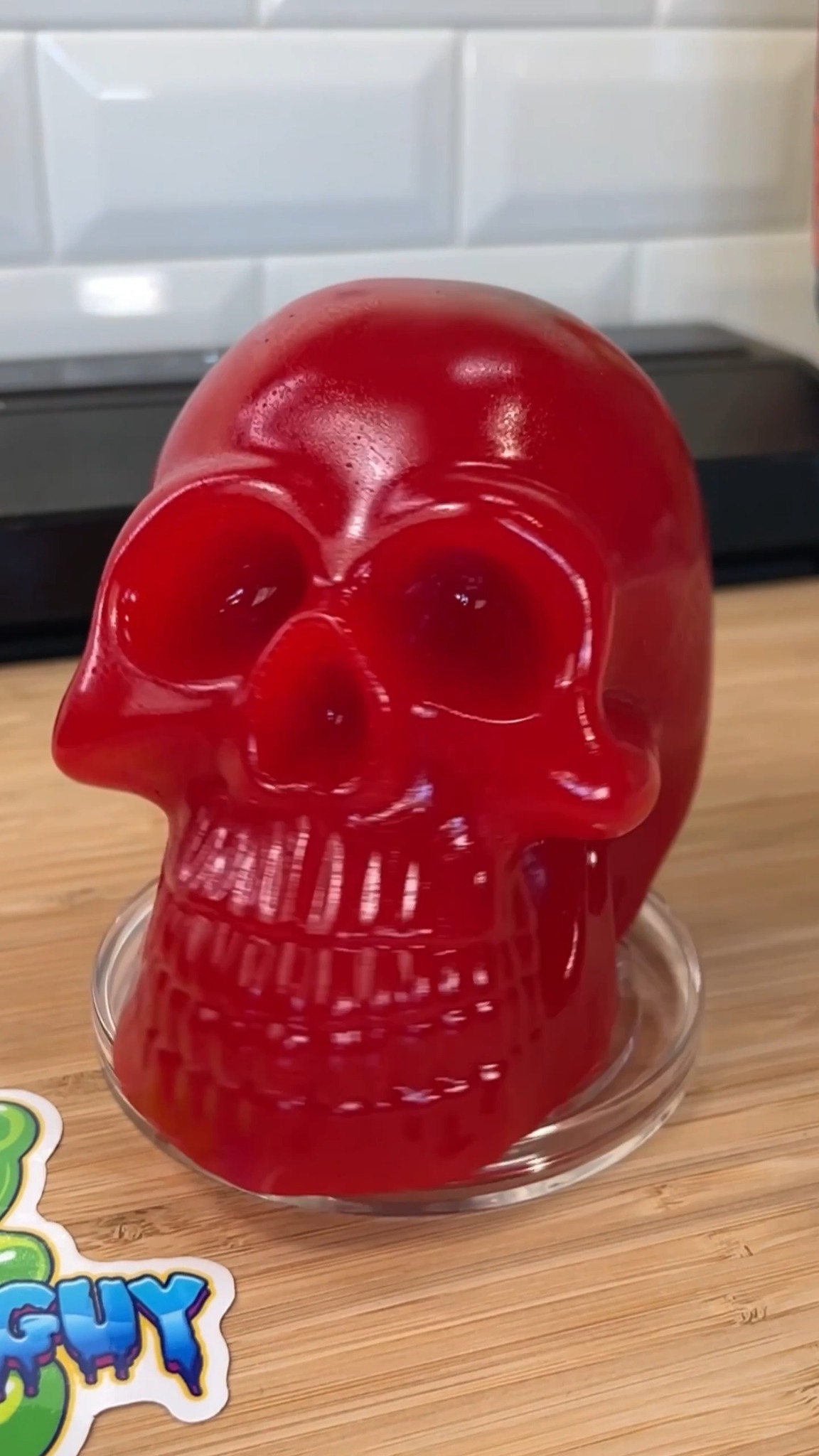 Giant gummy skull