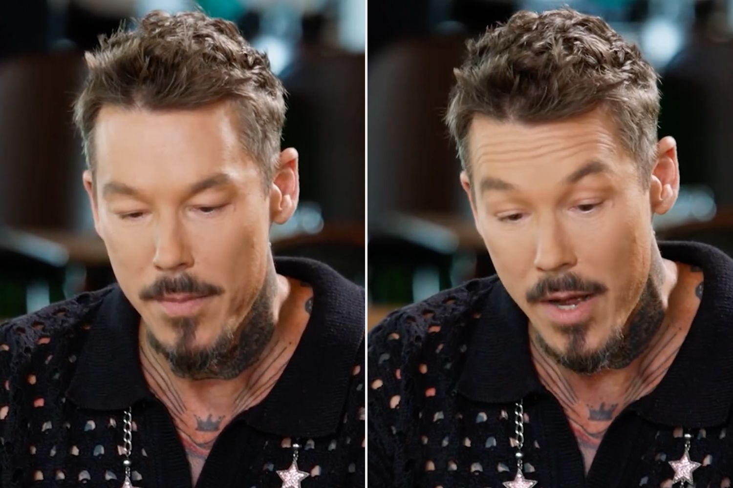 David Bromstad holds back tears while reading emotional text from ...