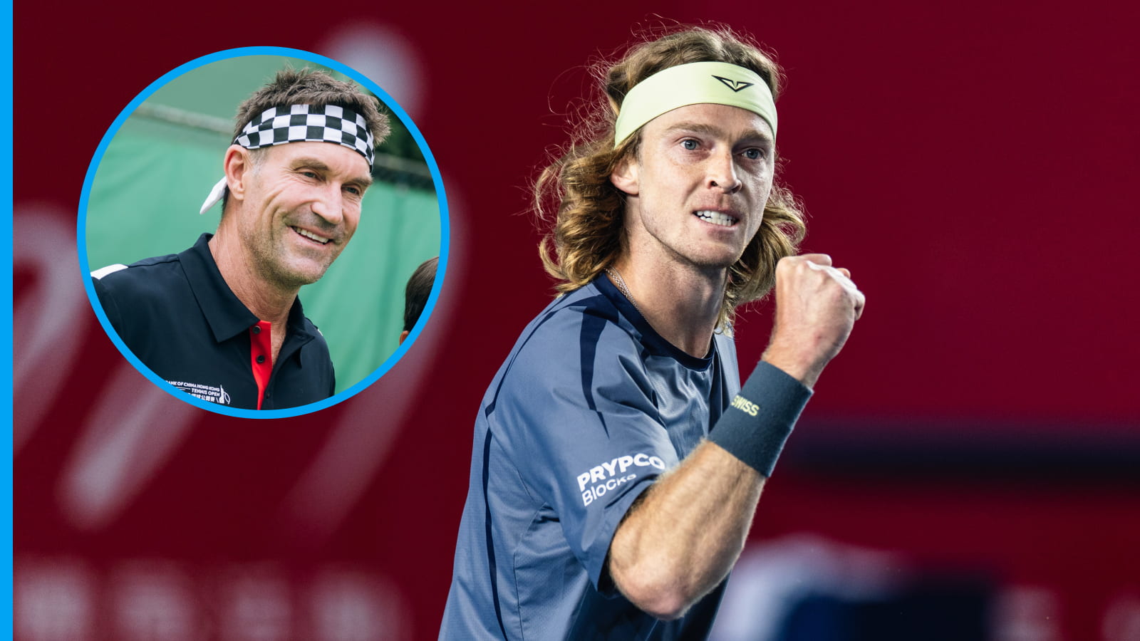 Andrey Rublev gets some candid advice from a former Wimbledon champion ...