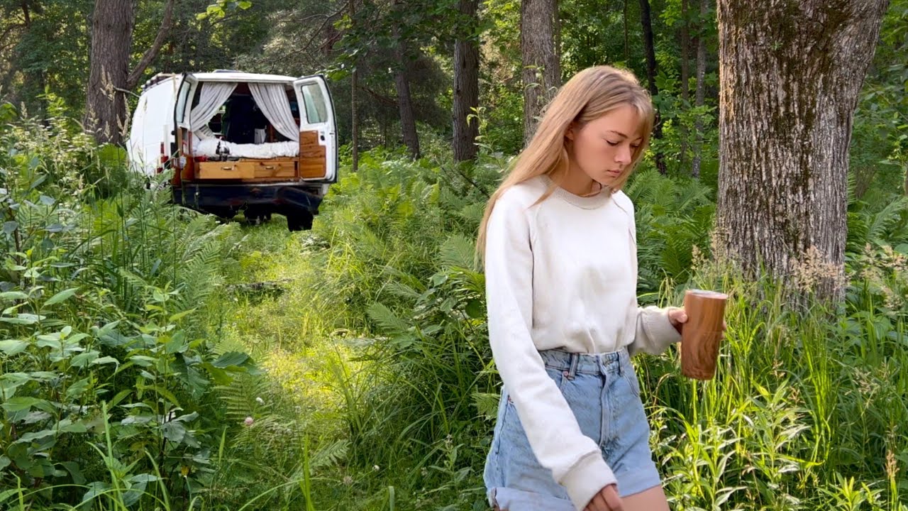 I spent a night camping in my van 🚐