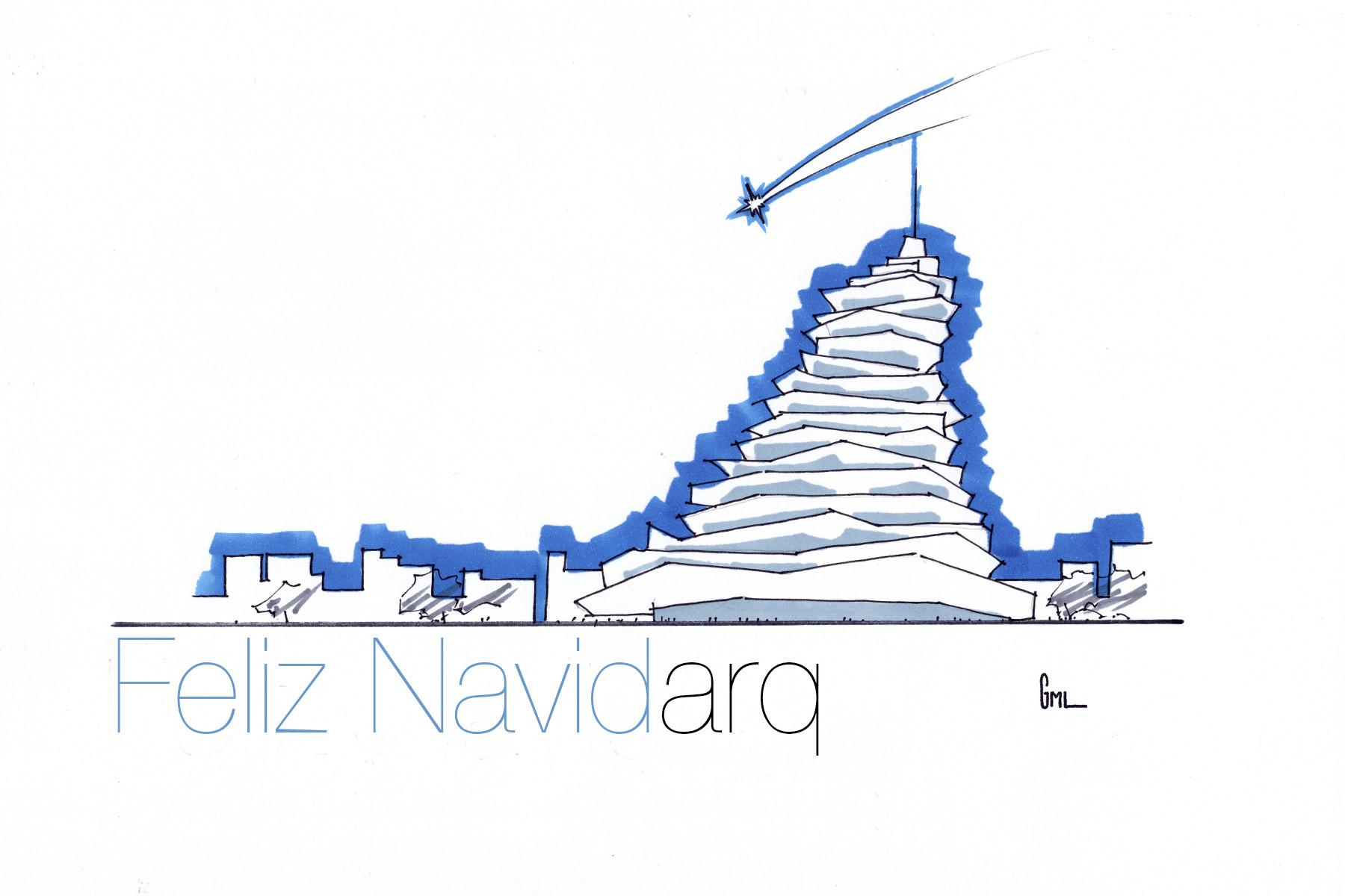 Postales de Navidad de arquitectos: concursos, creatividad y ciudad