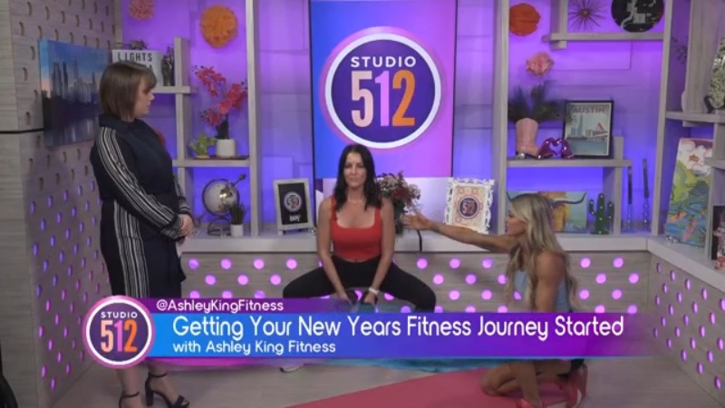 Kickstart your new year fitness journey with Ashley King on Studio 512