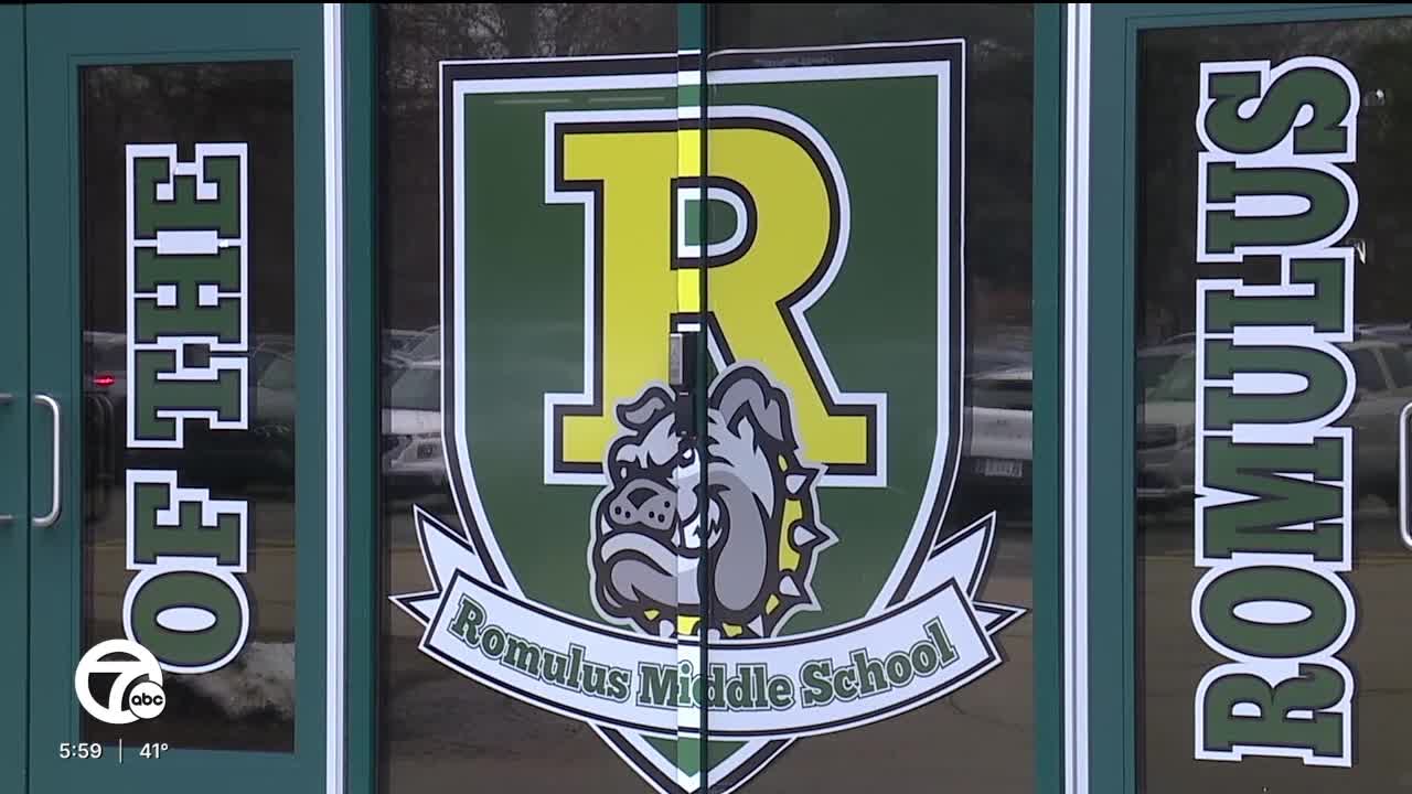 Secretary's quick thinking prevents tragedy at Romulus Middle School