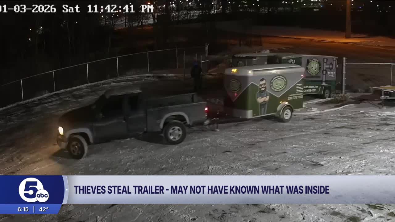 Thieves thought they stole plumbing tools - end up with trailer of ...