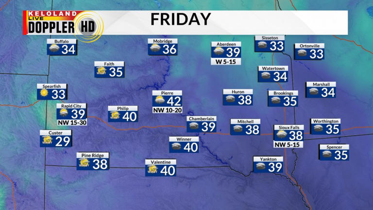Storm Center PM update: Chillier into Saturday; spotty moisture chances