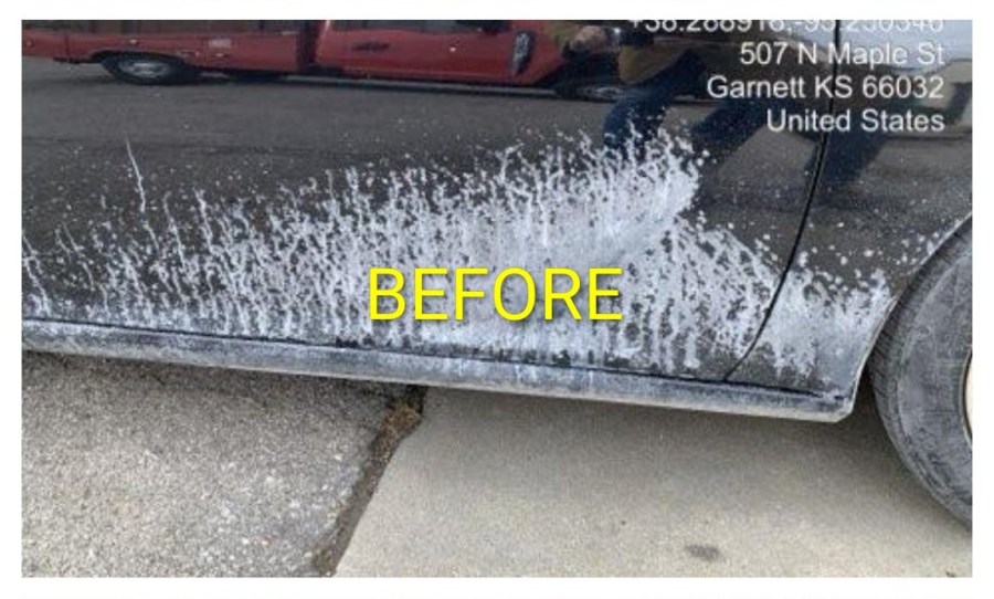 Mystery substance cleaned off 97 vehicles and counting in Kansas