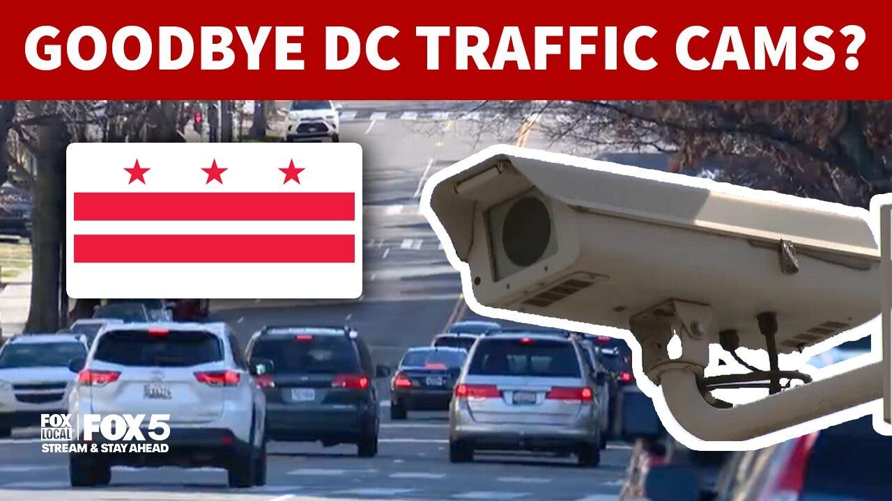 Federal proposal seeks to eliminate DC traffic cameras
