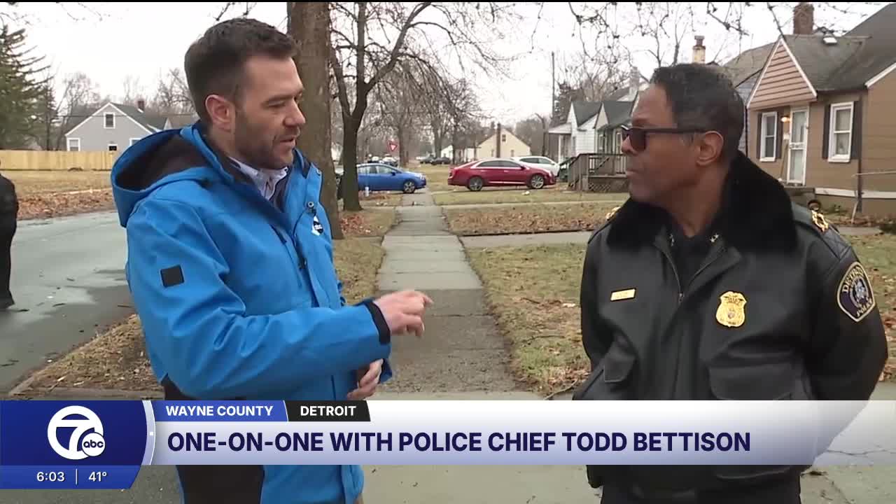 One-on-one with Detroit Police Chief Todd Bettison