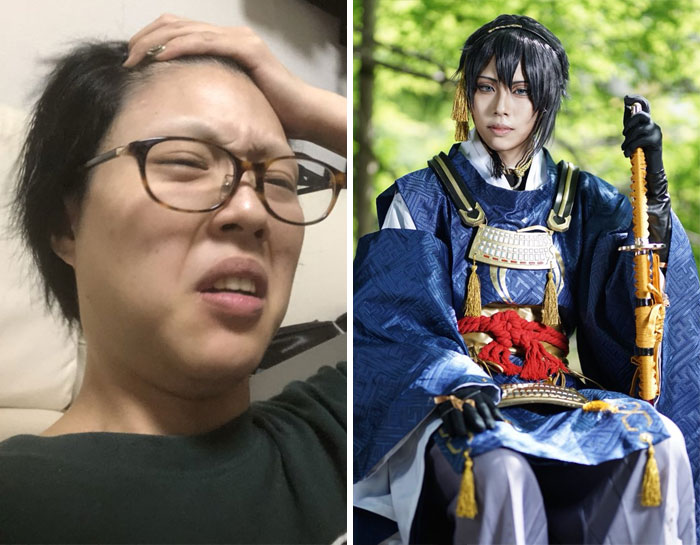 Asian cosplayers are revealing how simple they look when they’re not in ...