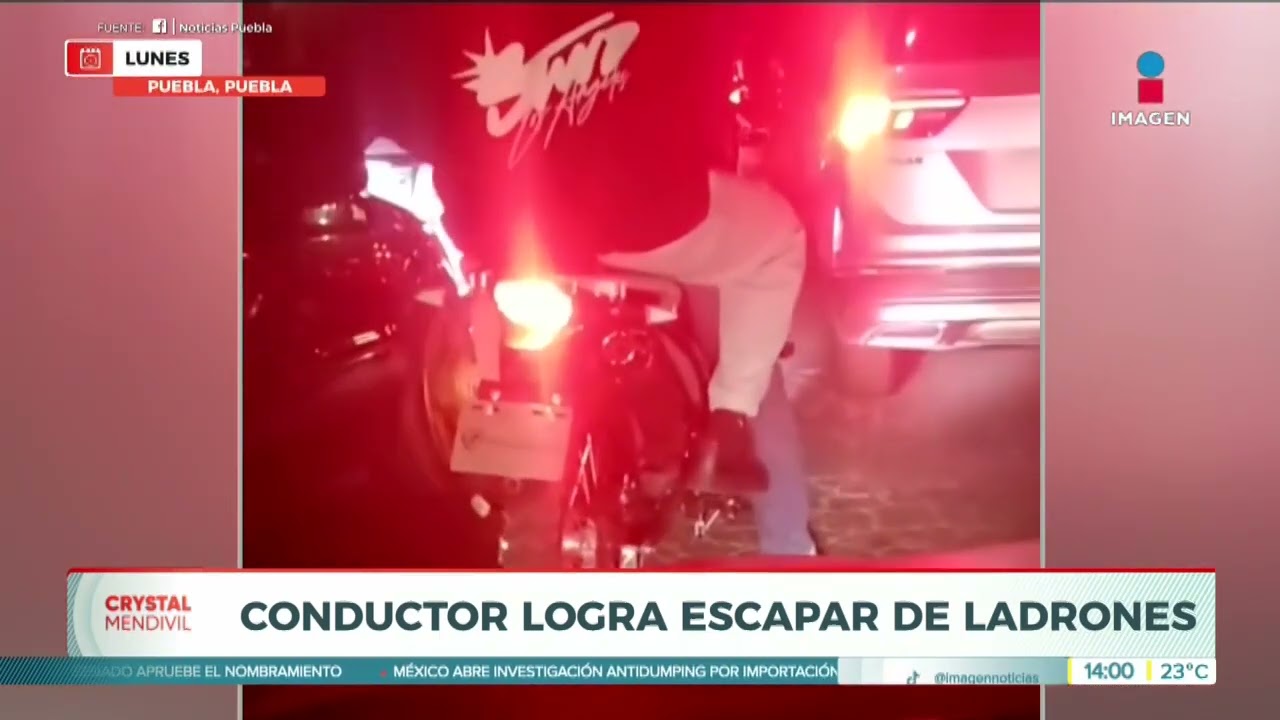 Ladrones intentaron abrir la puerta de un auto cuando estaba en el ...
