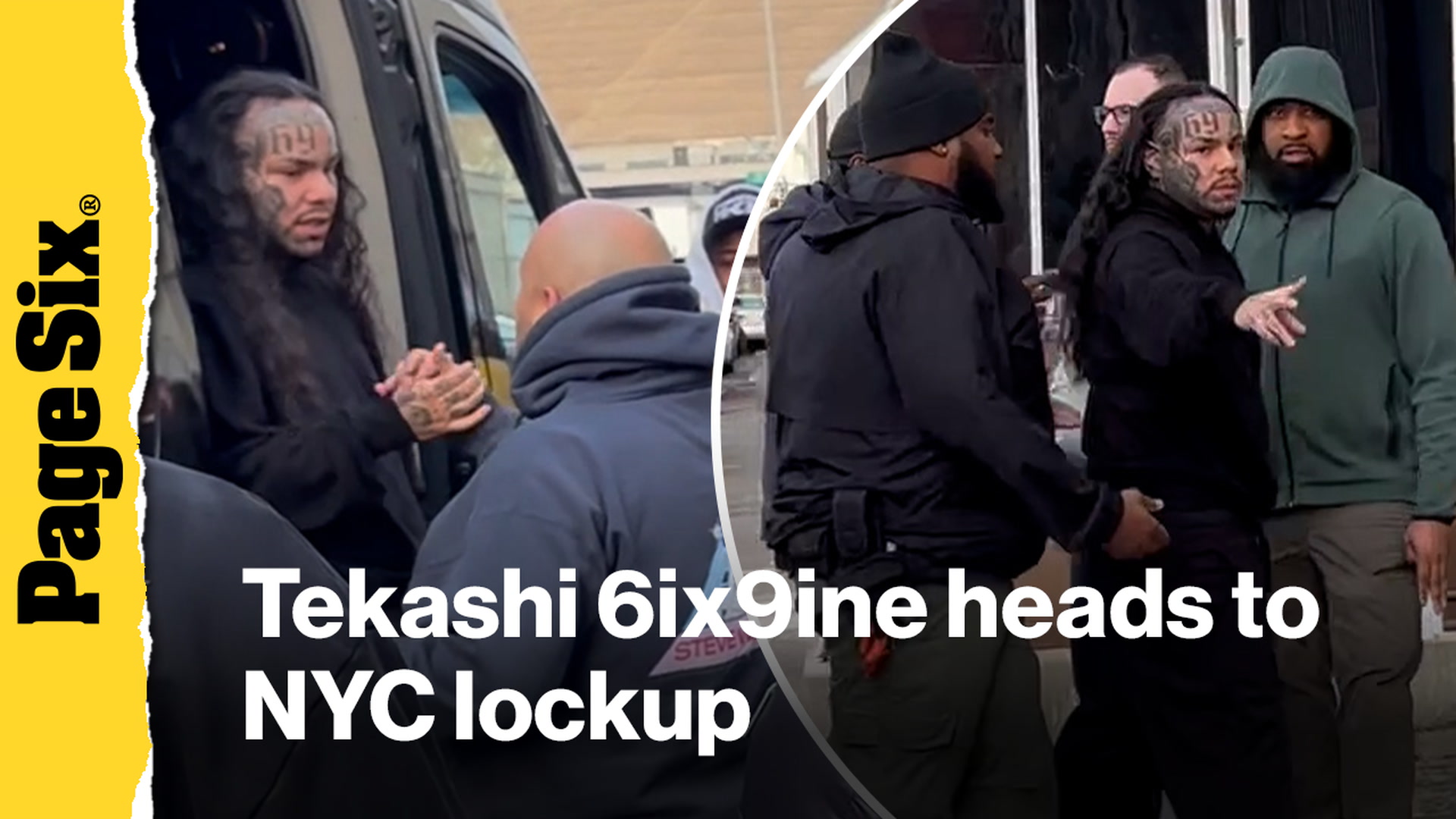 Tekashi 6ix9ine heads to NYC lockup after violating his probation