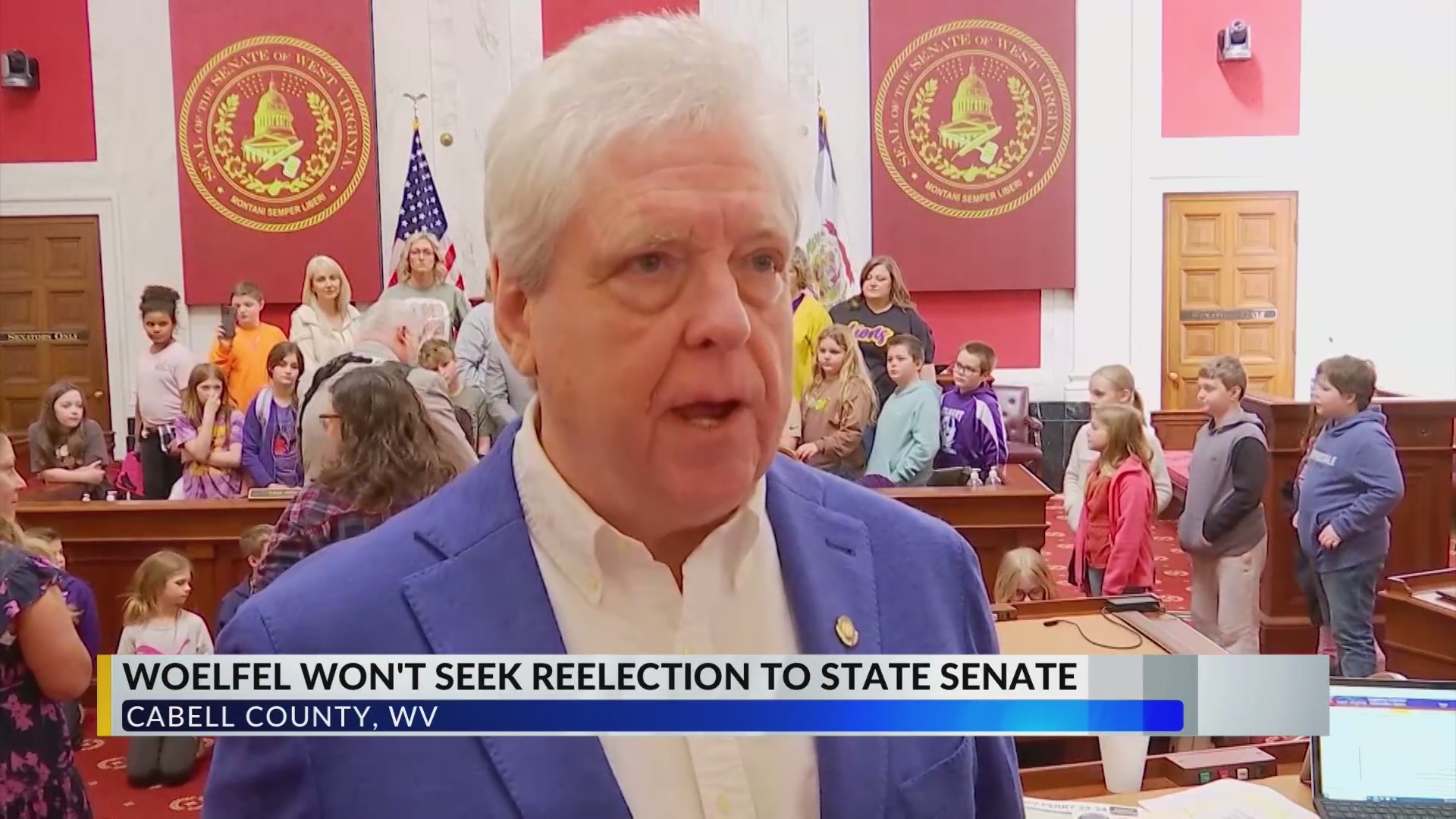 West Virginia senator Mike Woelfel not seeking reelection
