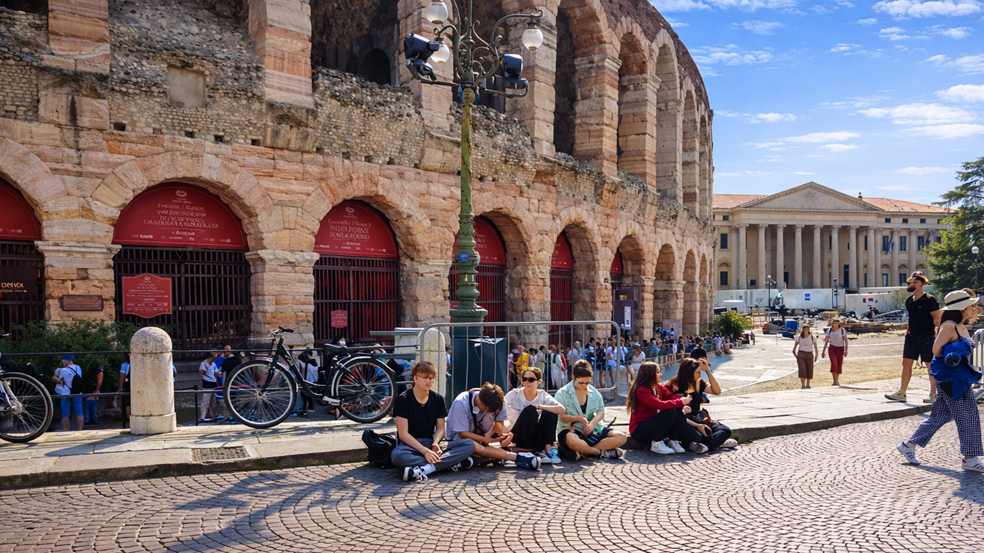 Summer stroll around Verona’s historic arena