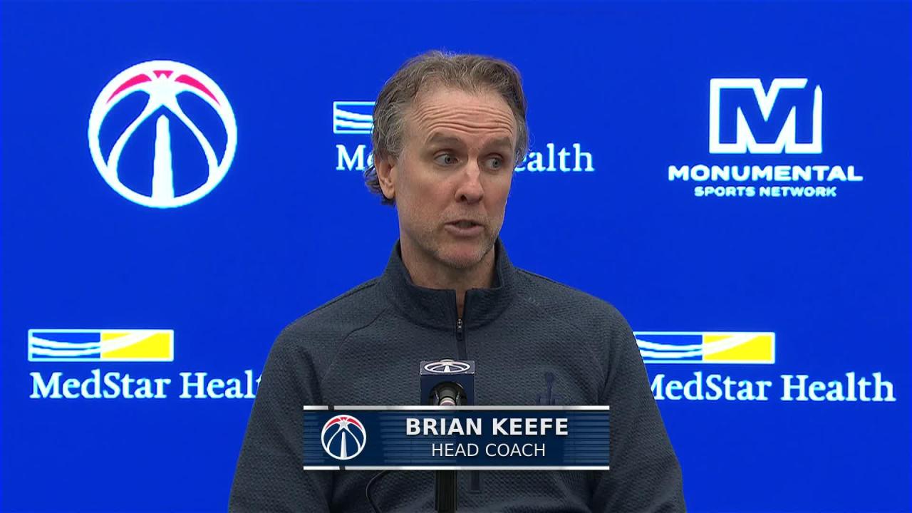 WAS 120, ORL 112: Brian Keefe postgame media availability