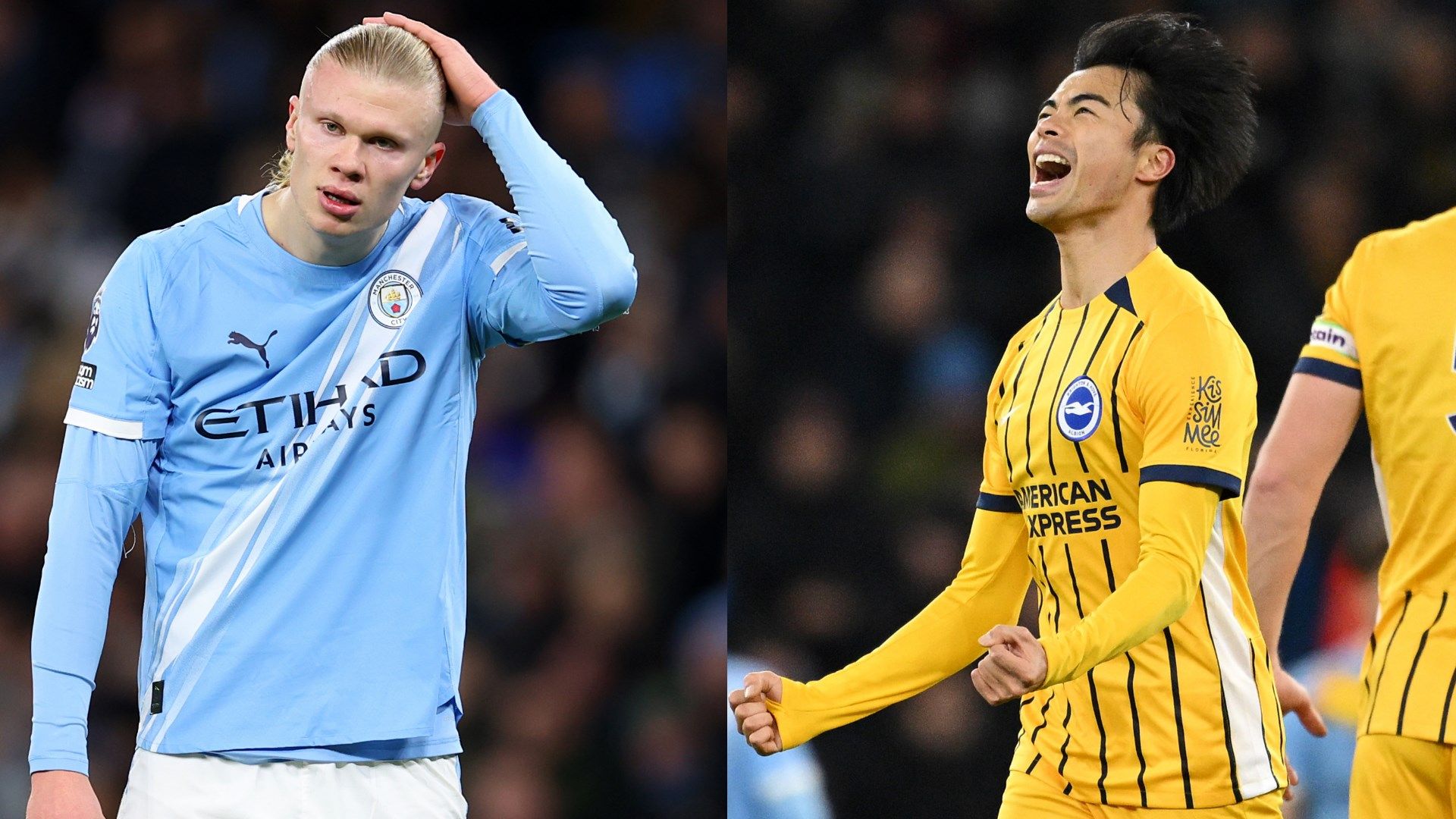 Man City player ratings vs Brighton: Title race over? Wasteful Erling ...