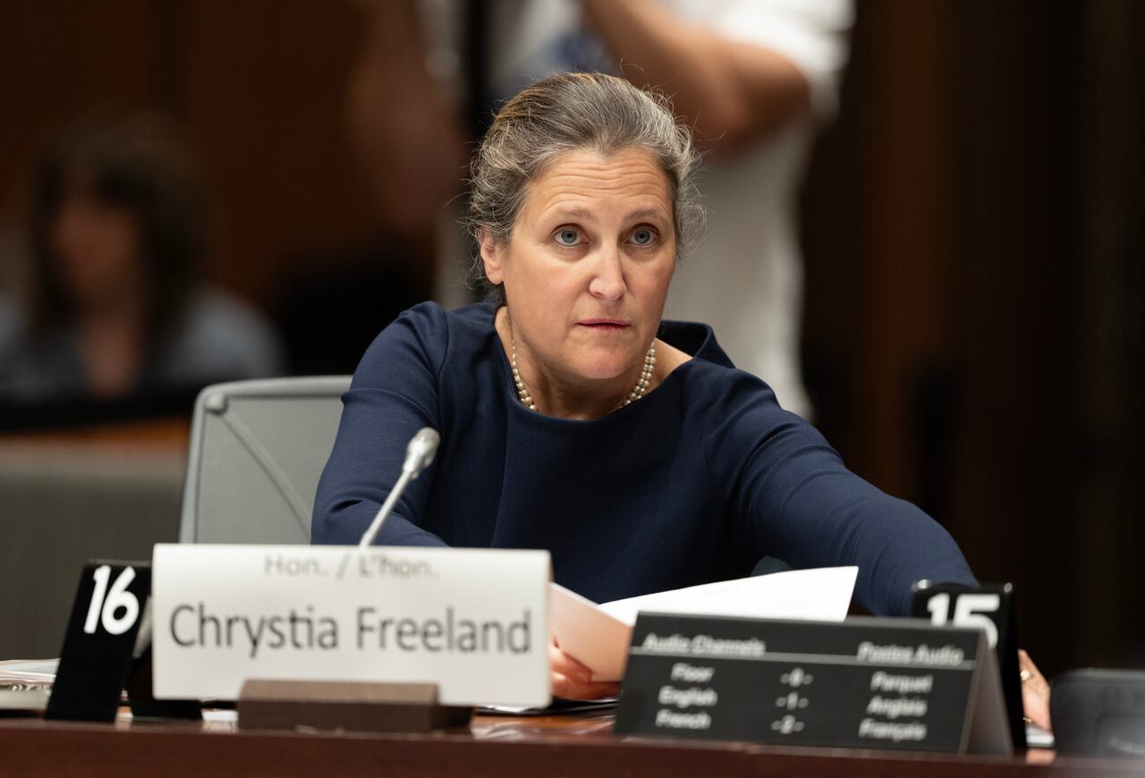Chrystia Freeland to step down as MP on Friday