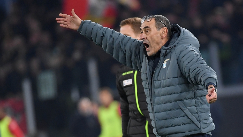 Lazio, Sarri furioso: "Il rigore non dato grida vendetta". Lotito: "Ci ...