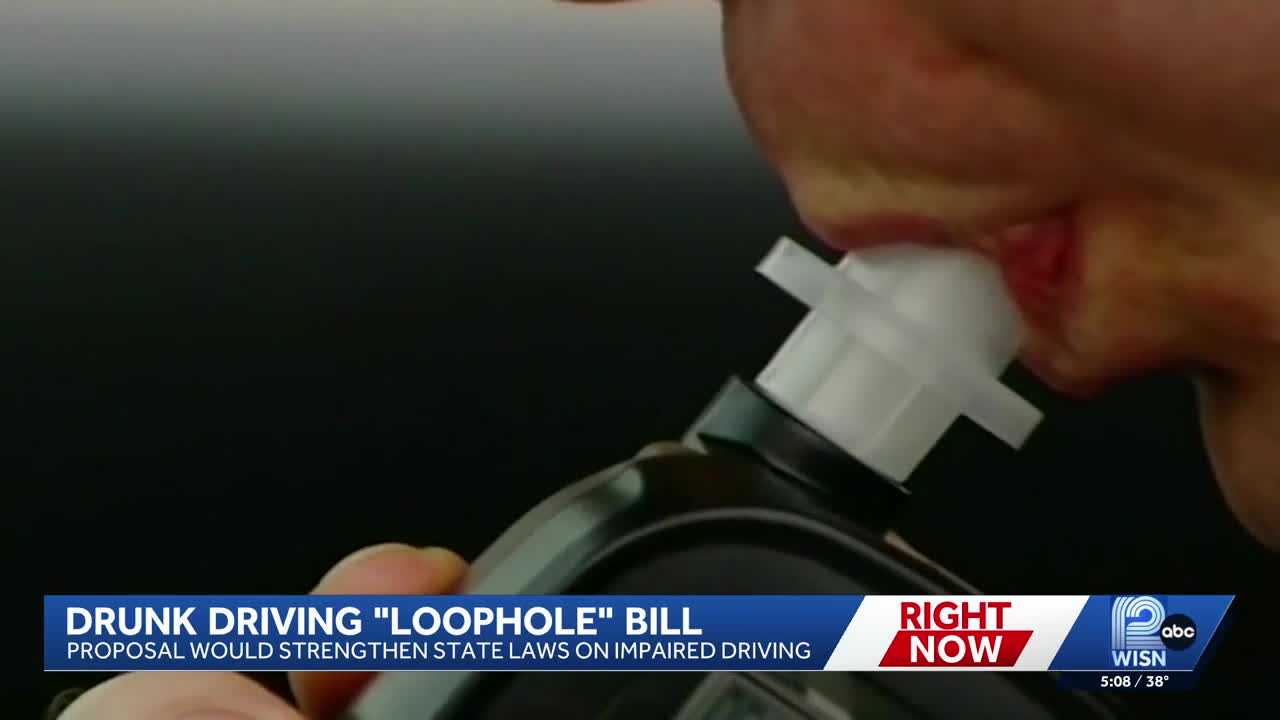 New bill aims to strengthen Wisconsin's drunken driving laws