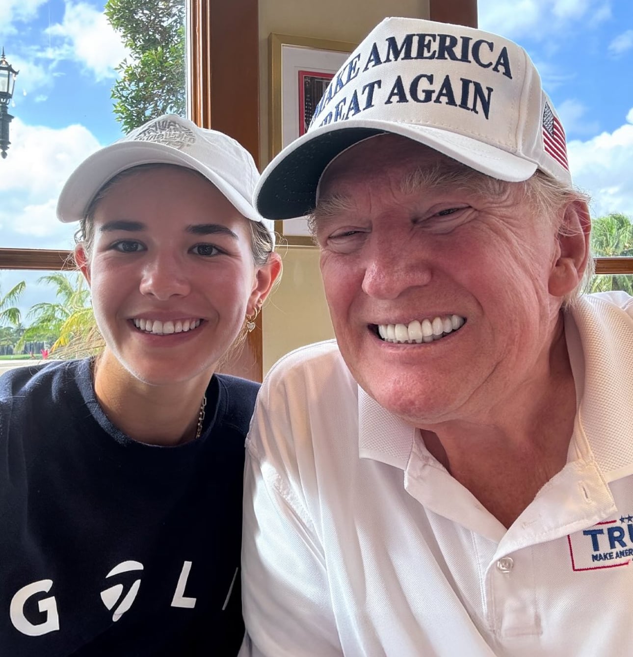 Trump granddaughter: Security followed on dates