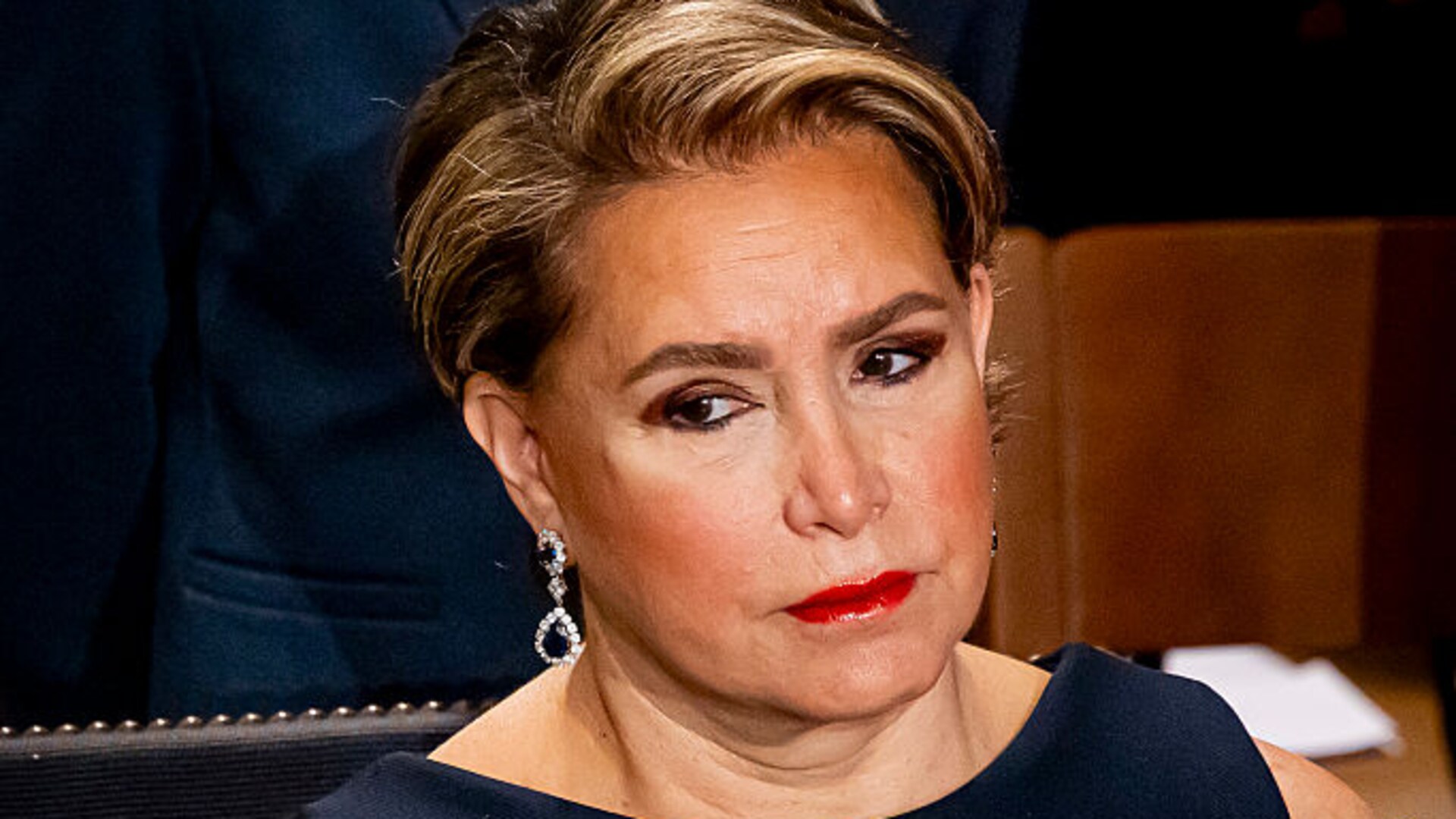 Maria Teresa kämpft mit den Tränen, als sie vom Tod des Bruders spricht