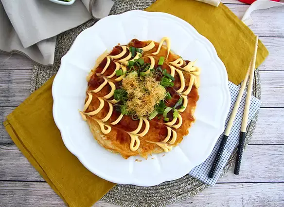 Okonomiyaki - Japanese savory pancake