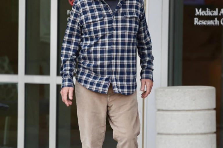 Tommy Lee Jones downcast as he's seen for the first time after tragic ...