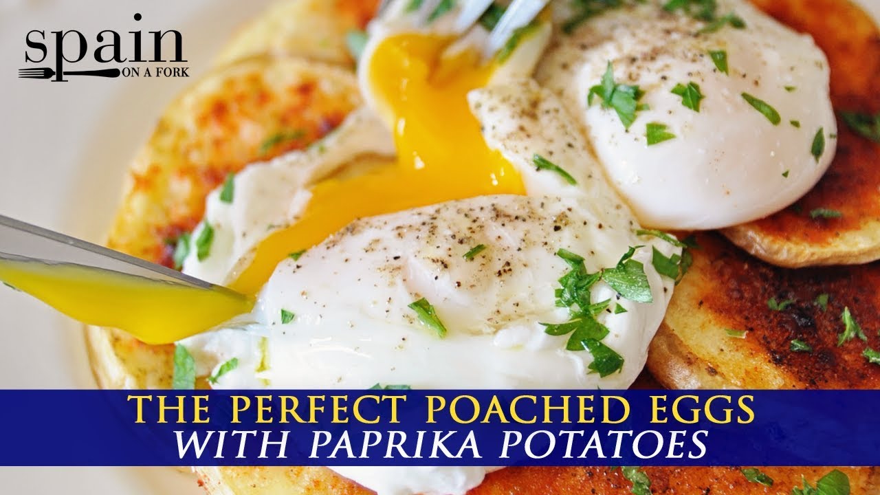 Spanish poached eggs with paprika potatoes | Easy breakfast recipe