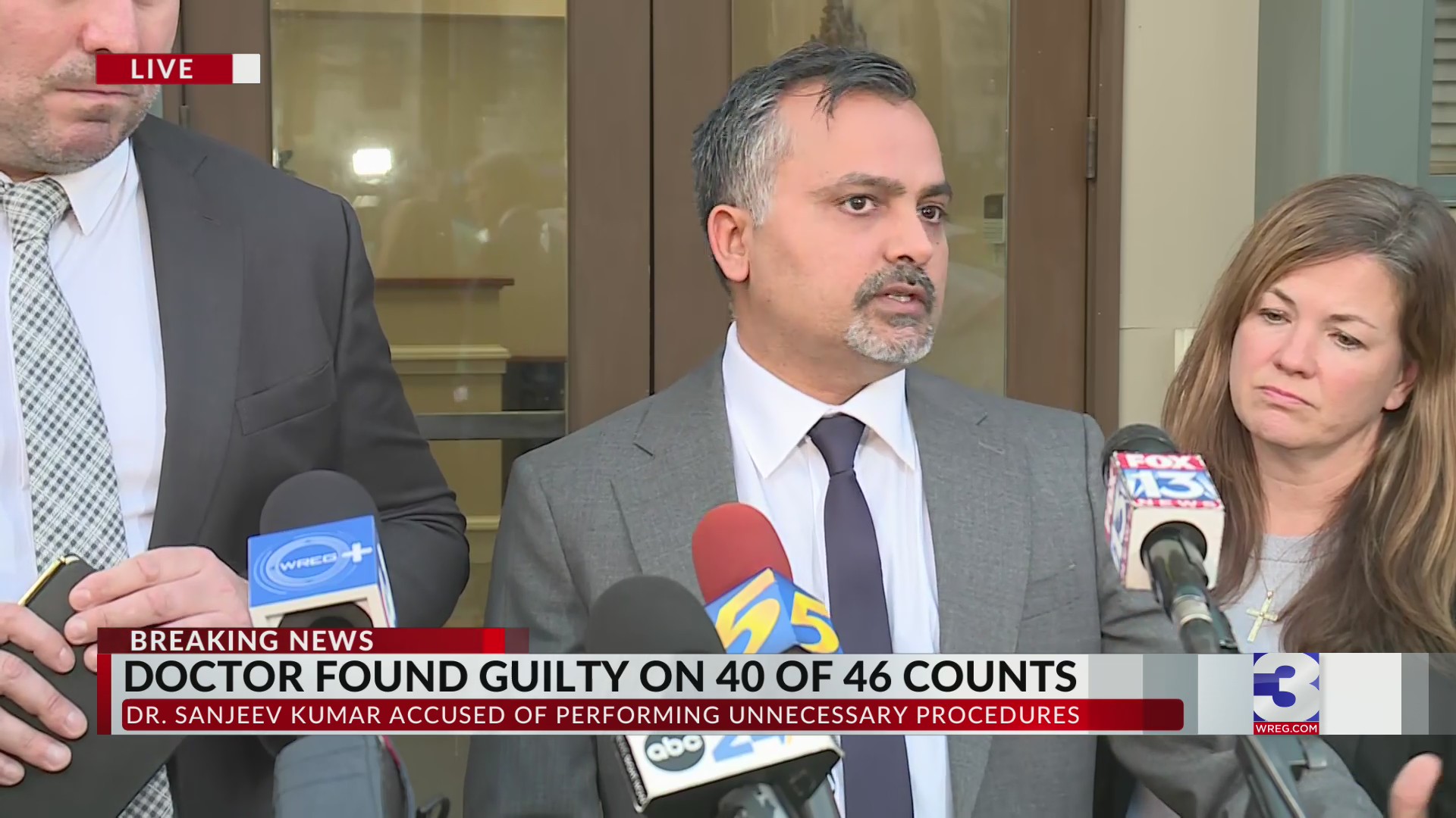 Doctor found guilty, speaks after verdict during press conference