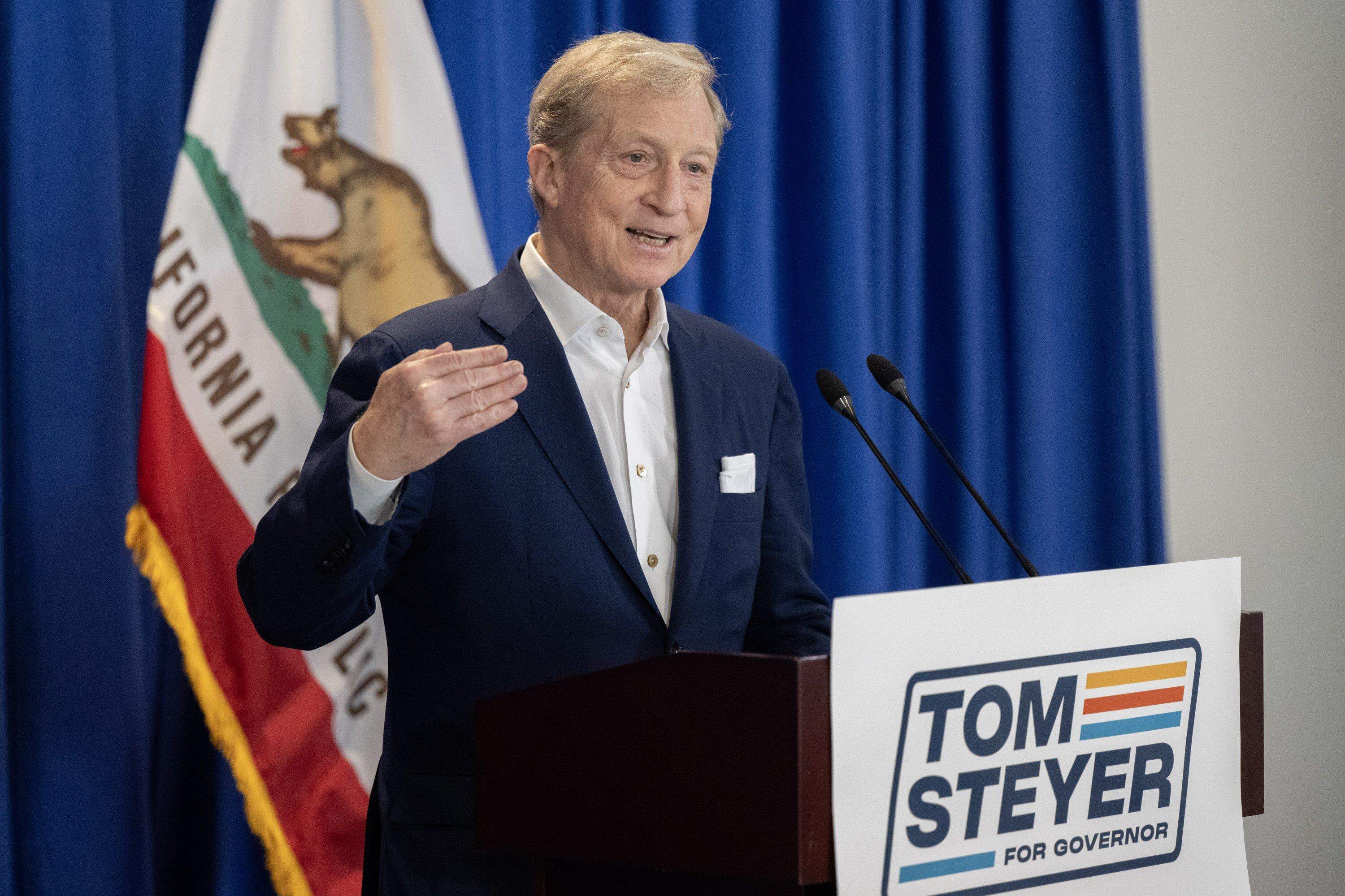 As governor, Tom Steyer wants to hold California utilities accountable ...