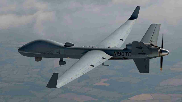 MQ-9B SkyGuardian fra Belgia skal starte NATO maritime oppdrag i 2026