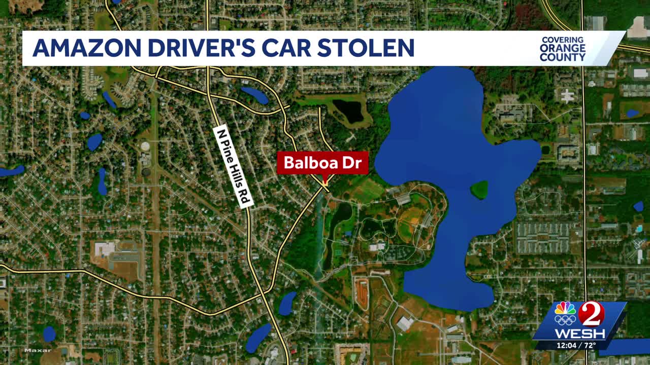 Amazon driver's vehicle stolen while making deliveries