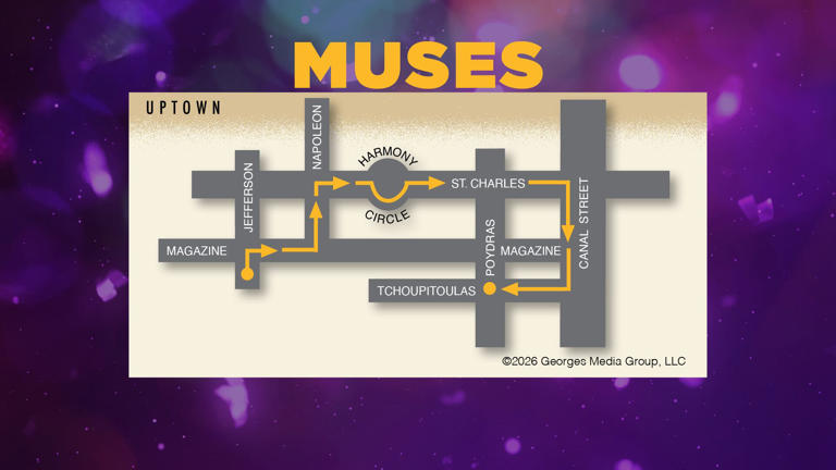 Mardi Gras 2026 parade schedule, routes and times
