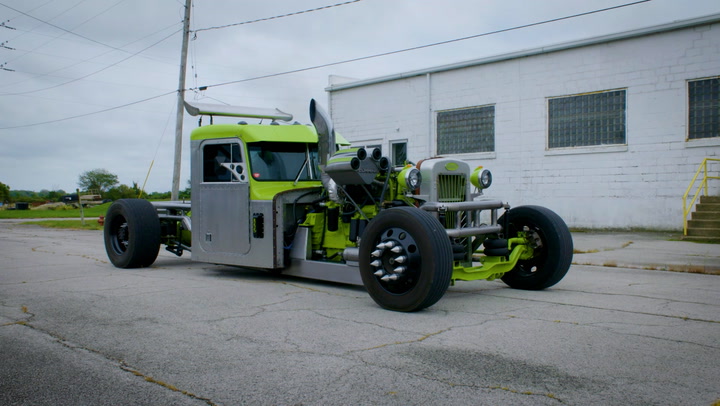 How one man turned a classic Peterbilt into the ultimate rat rod