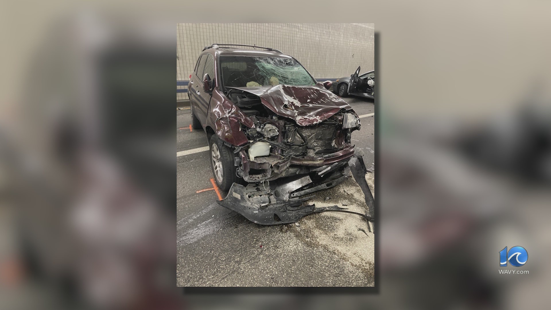 1 dead, 1 seriously injured in two-vehicle crash inside HRBT; victim ID’d