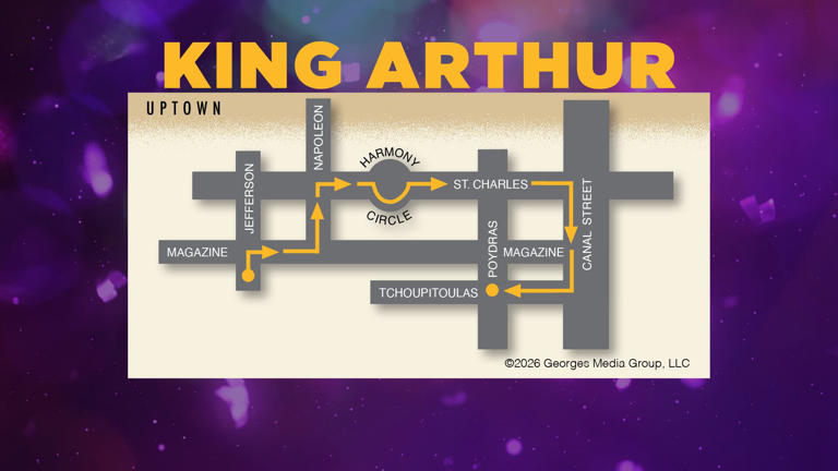 Mardi Gras 2026 parade schedule, routes and times