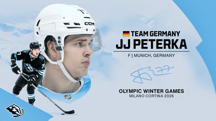 Utah Mammoth’s JJ Peterka to represent Germany at 2026 Winter Olympics
