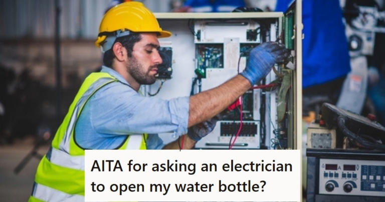 Homeowner asked a friendly electrician to open a water bottle, but when ...