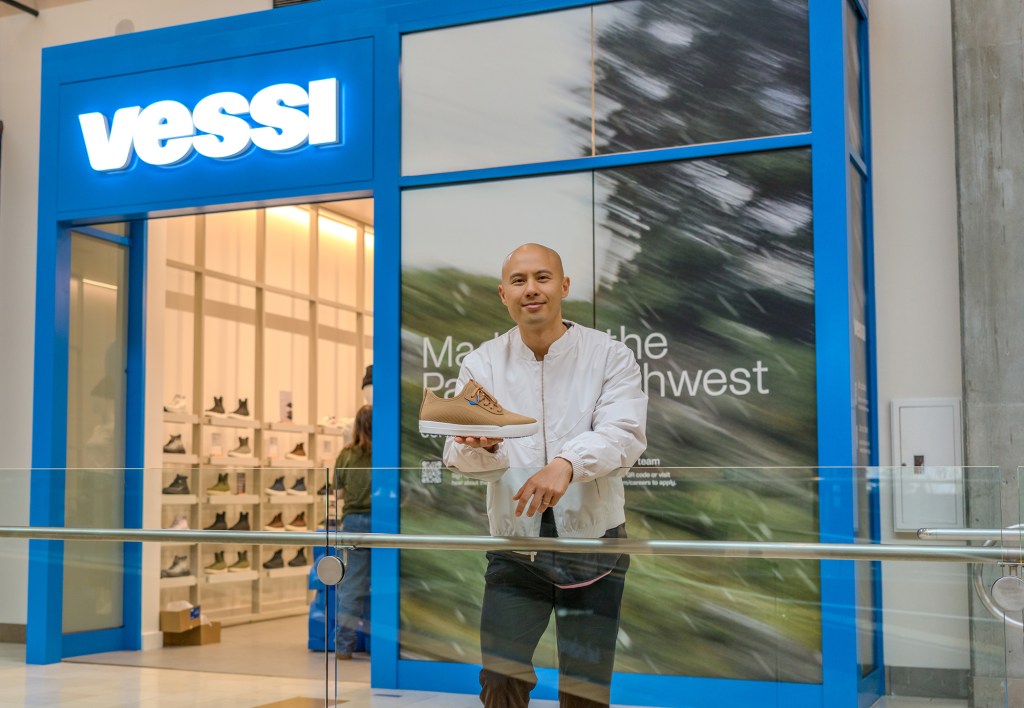 Waterproof sneaker brand Vessi opens first US store