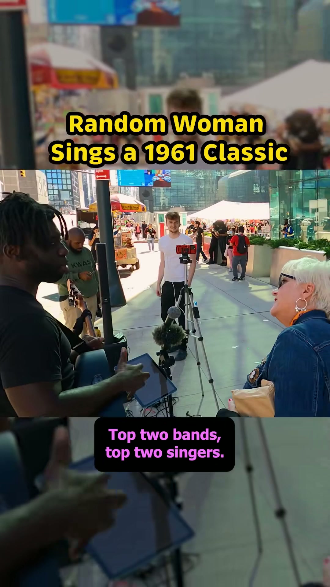 Random woman sings a 1961 classic