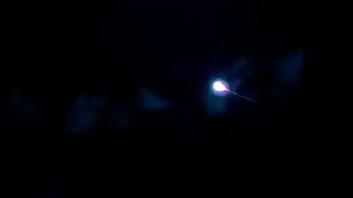 Meteor explosion captured live from the International Space Station for ...