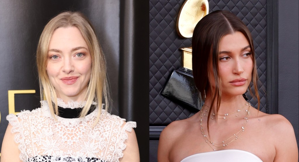 Amanda Seyfried channels Hailey Bieber's 2022 Grammy Awards beauty with ...