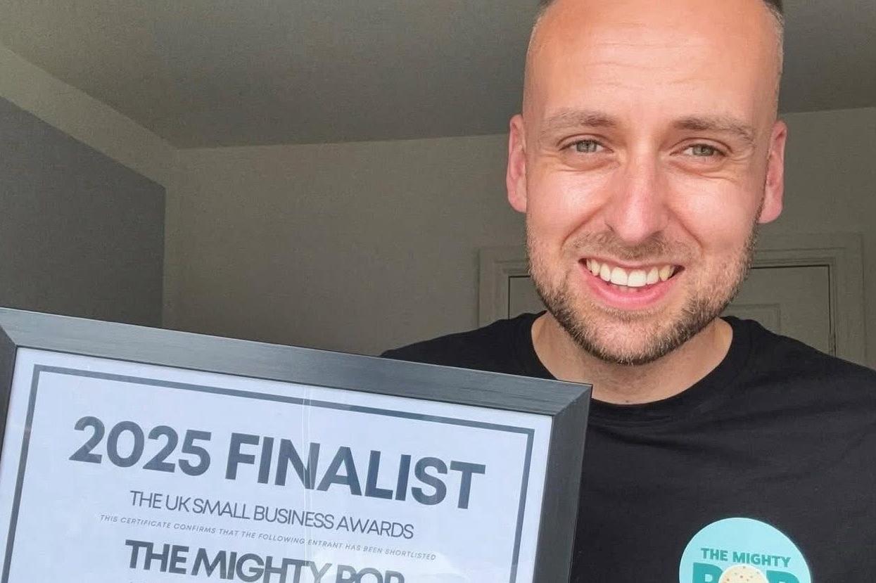 Home baker Tom 'shocked' to see his small business recognised in UK awards