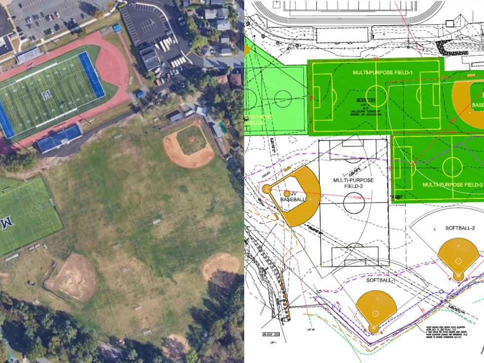 $7M athletic field upgrades proposed at Millburn High School ...