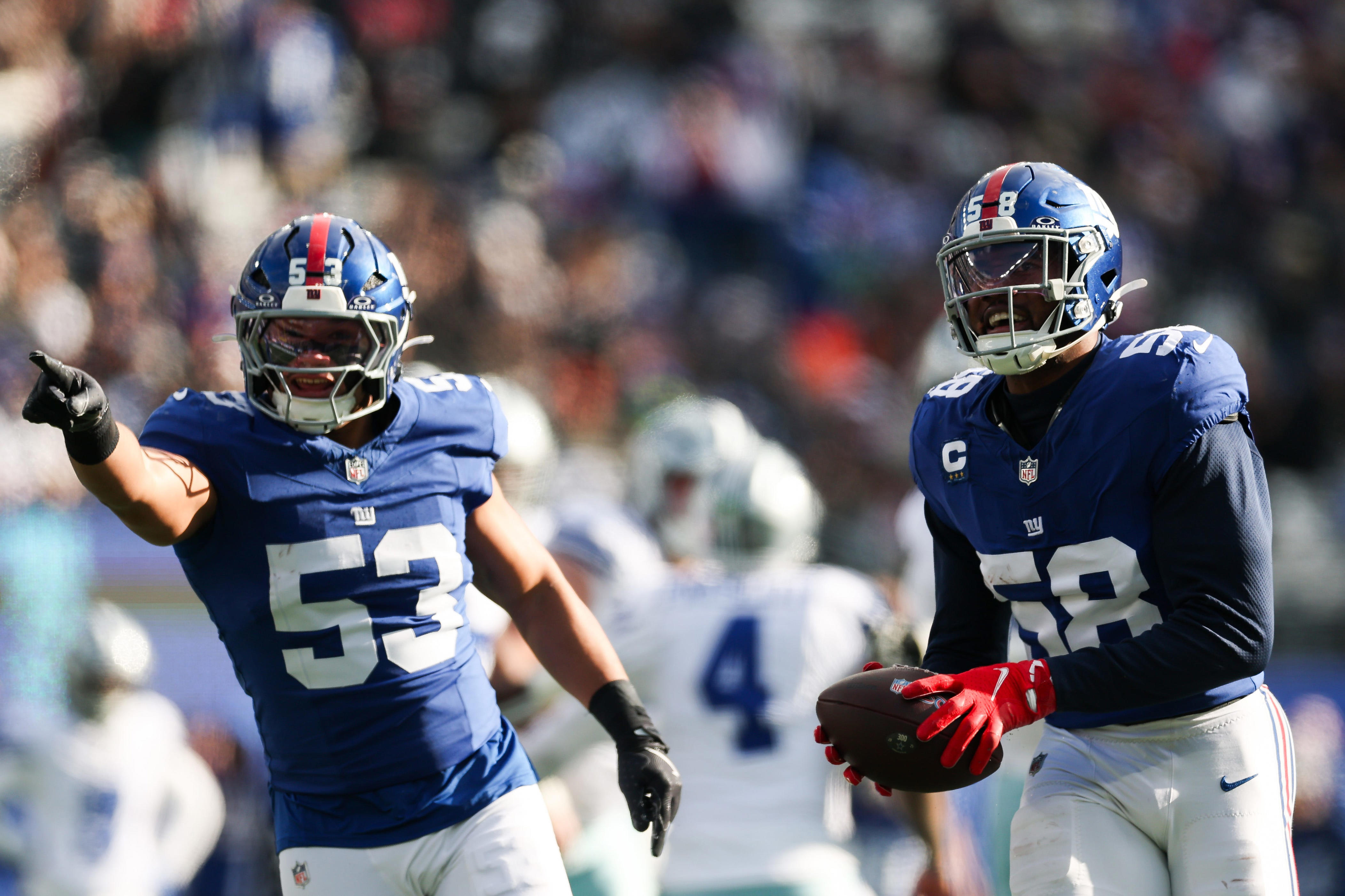 New York Giants' Bobby Okereke named NFC Defensive Player of the Week