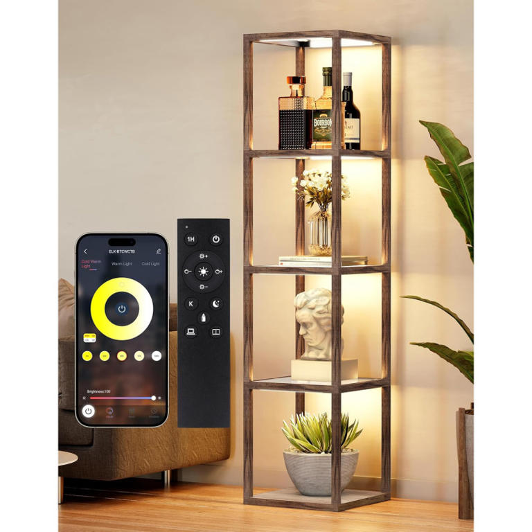 Amazon’s high-end $120 floor lamp display shelf is now $80