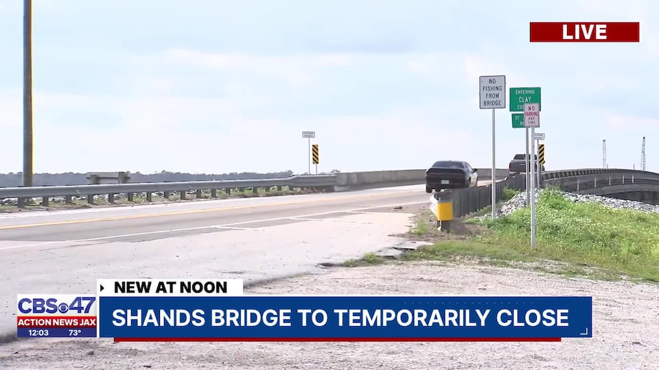 Shands Bridge closes for weekend repairs: Here's what drivers need to know
